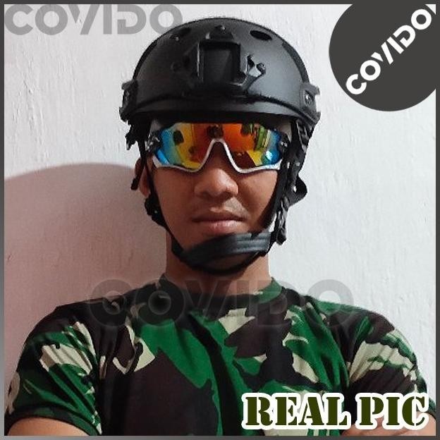 Jual Helm Tactical Helm Militer Tni Polisi Helm Airsoft Gun Mich 2001 ...