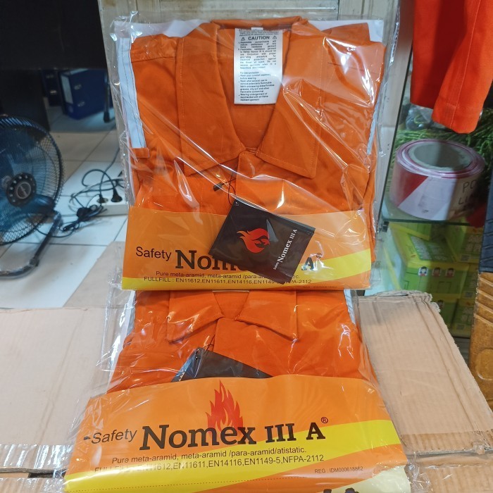 Jual WEARPACK SAFETY NOMEX LLLA / BAJU ANTI API / SERAGAM TAMBANG 100% ...
