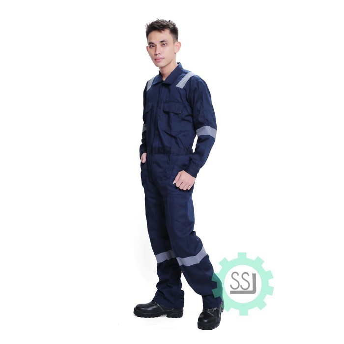 Jual WEARPACK / COVERALL / SERAGAM TERUSAN KERJA HITAM | Shopee Indonesia