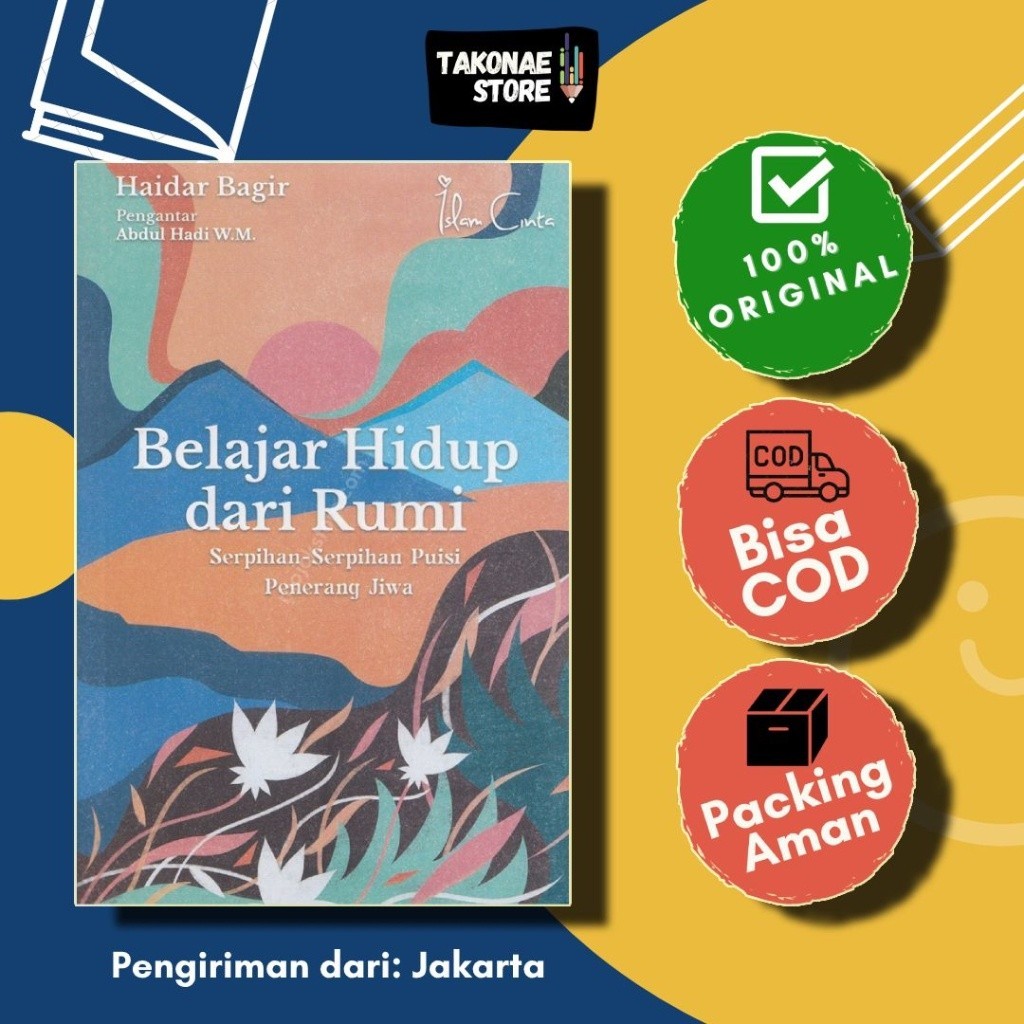 Jual Belajar Hidup Dari Rumi - Haidar Bagir | Shopee Indonesia
