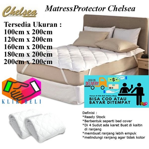 Jual Matras Protector Chelsea Ukuran 100, 120, 160, 180, 200 Mattress ...