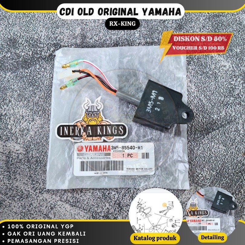 Jual CDI Rx King COBRA Tua 1982-1995 Original Yamaha Japan 3M5-85540-M1 ...