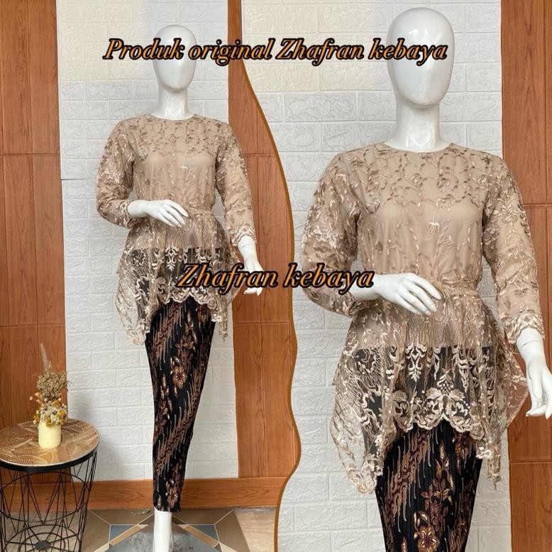 Jual Kebaya Modern Wisuda Setelan Brokat Remaja Model Pita Bahan Tulle ...