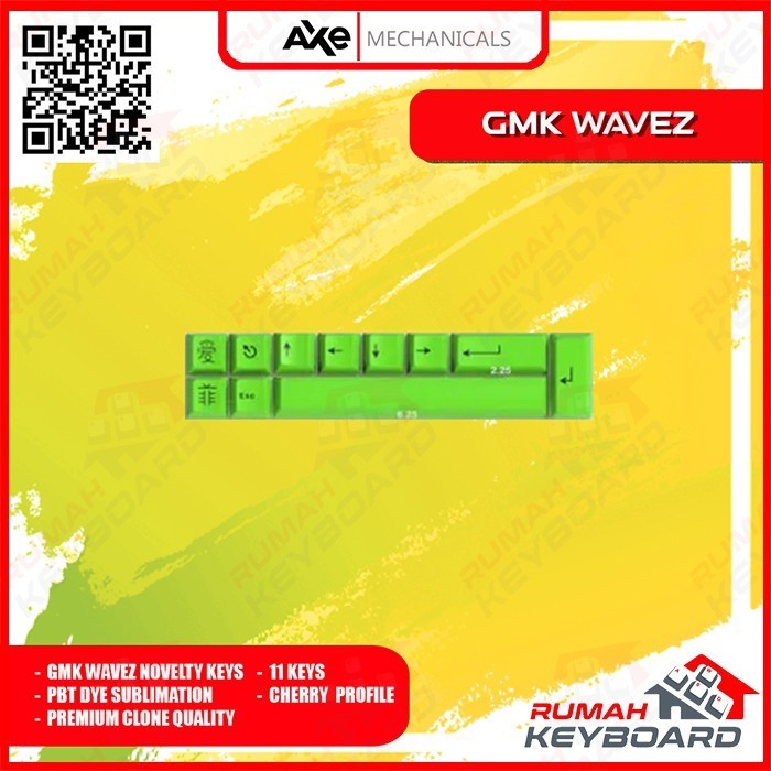Jual Keycap - Keycaps - Cherry - Gmk Wavez - Pbt - Dye Sub | Shopee ...