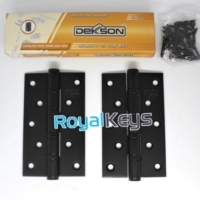 Jual Engsel Pintu 5 Inch Hinge Dekson Dekkson Ess Dl 5X3X3Mm 4Bb Bk ...