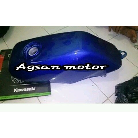 Jual TANGKI NINJA R DAN SS BIRU METALIK POLOS ORIGINAL | Shopee Indonesia