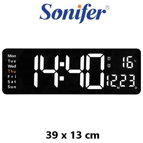 Jual Sonifer Jam Dinding Timer Digital Jam Dinding Countdown Led 39 X ...