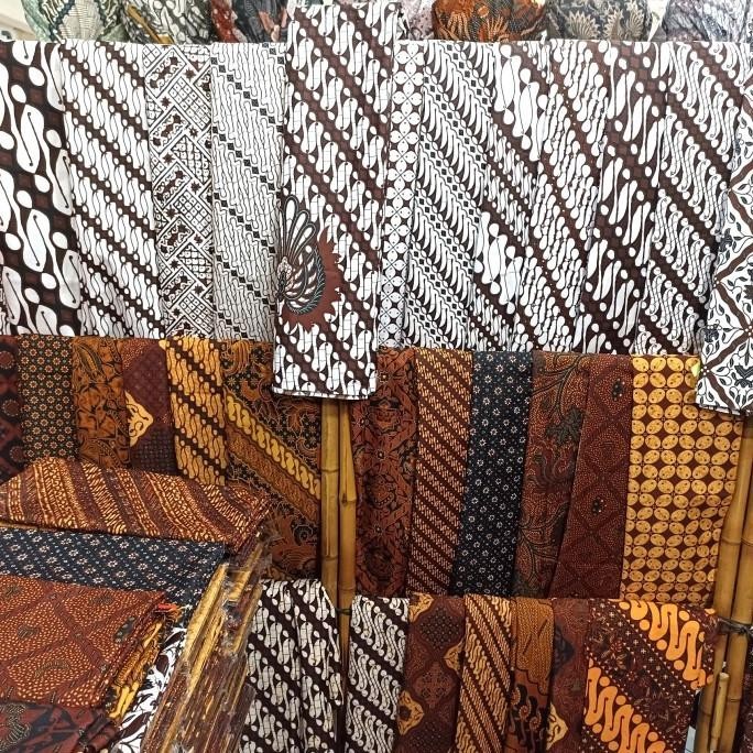Jual kain batik jarik sogan khas jogja solo jawa modern AS78 | Shopee ...