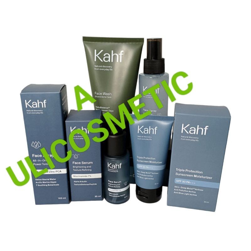 Jual Paket KAHF Skincare Cowok/Khusus Perawatan Kulit Berminyak dan ...