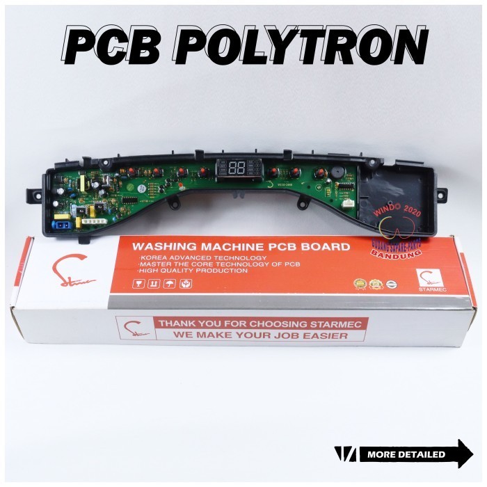 Jual PCB MESIN CUCI POLYTRON MODUL MESIN CUCI TIPE PAW 1 TABUNG | Shopee Indonesia
