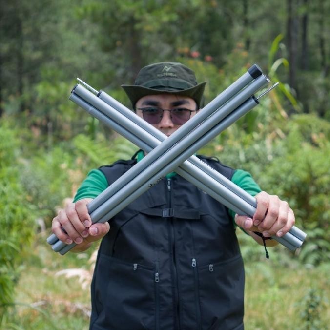 Jual Tiang Flysheet MO QI wildshell Besi Original | Shopee Indonesia