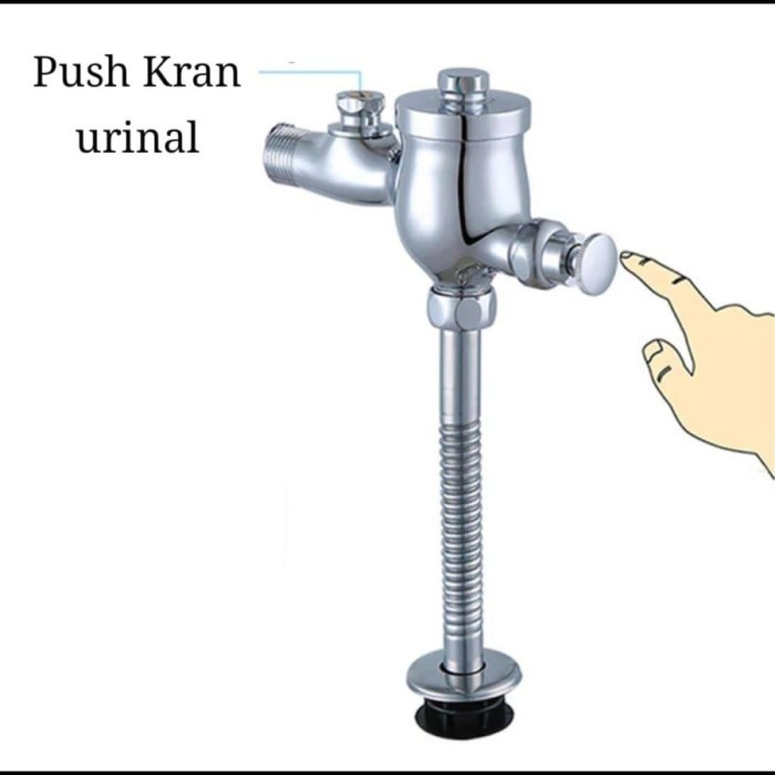 Jual PUSH KRAN URINAL KUNINGAN PIPA FLEXIBLE MODEL TOTO PIPA LURUS ...