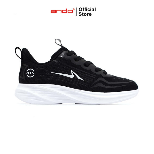 Jual Ando Official Sepatu Sneakers Priority Pria Dewasa - Hitam/Putih ...