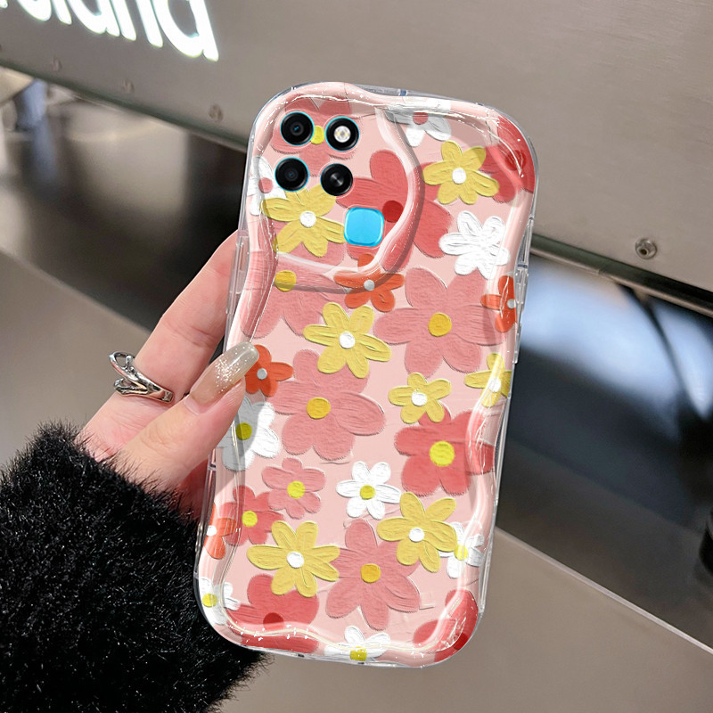 Jual Casing Hp Infinix Smart 6 Case ponsel pola bunga Kesing Cases ...