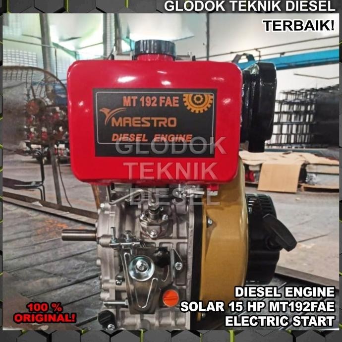 Jual Mesin Penggerak Solar Engine Diesel 15 Hp Electric Start Type 192 15Hp | Shopee Indonesia