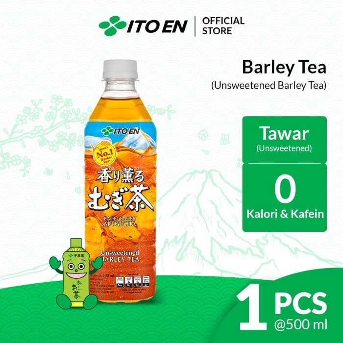 Jual ITO EN Unsweetened Barley Tea 500 ml - Teh Barley No Sugar | Shopee Indonesia
