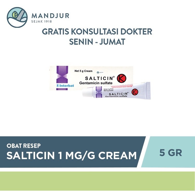 Jual Salticin 1 mg/g Cream 5 g | Shopee Indonesia