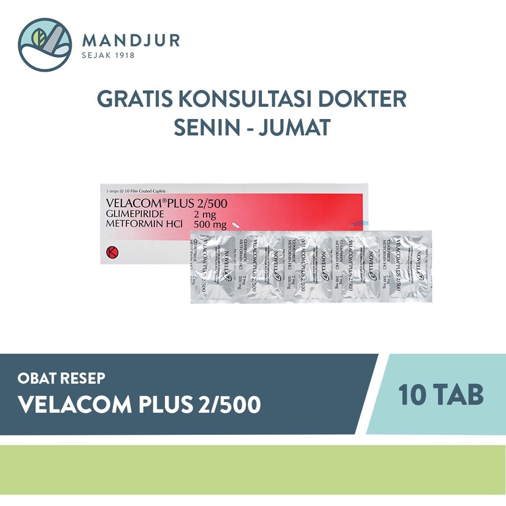 Jual Velacom Plus 2/500 10 Tablet | Shopee Indonesia