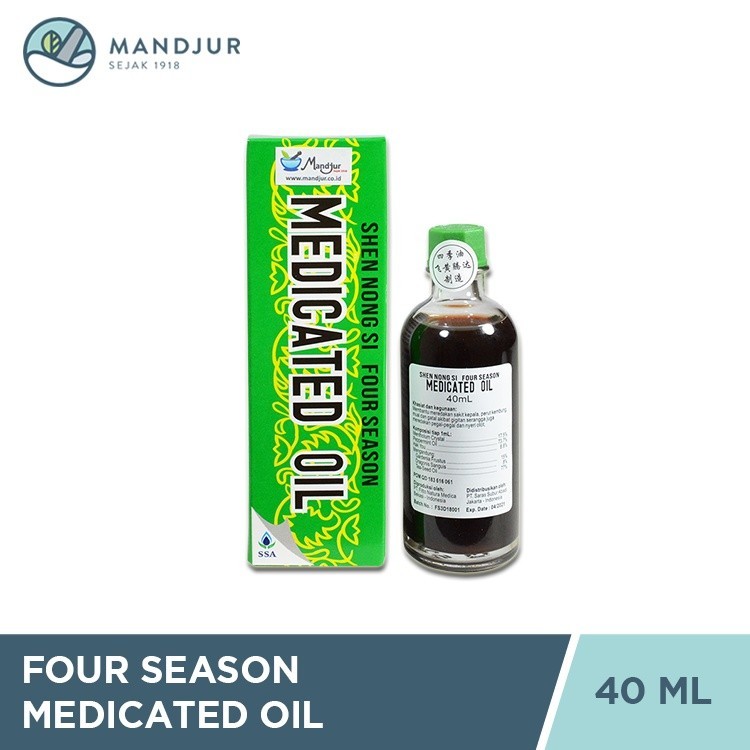 Jual Four Season Medicated Oil 40ml | Shopee Indonesia