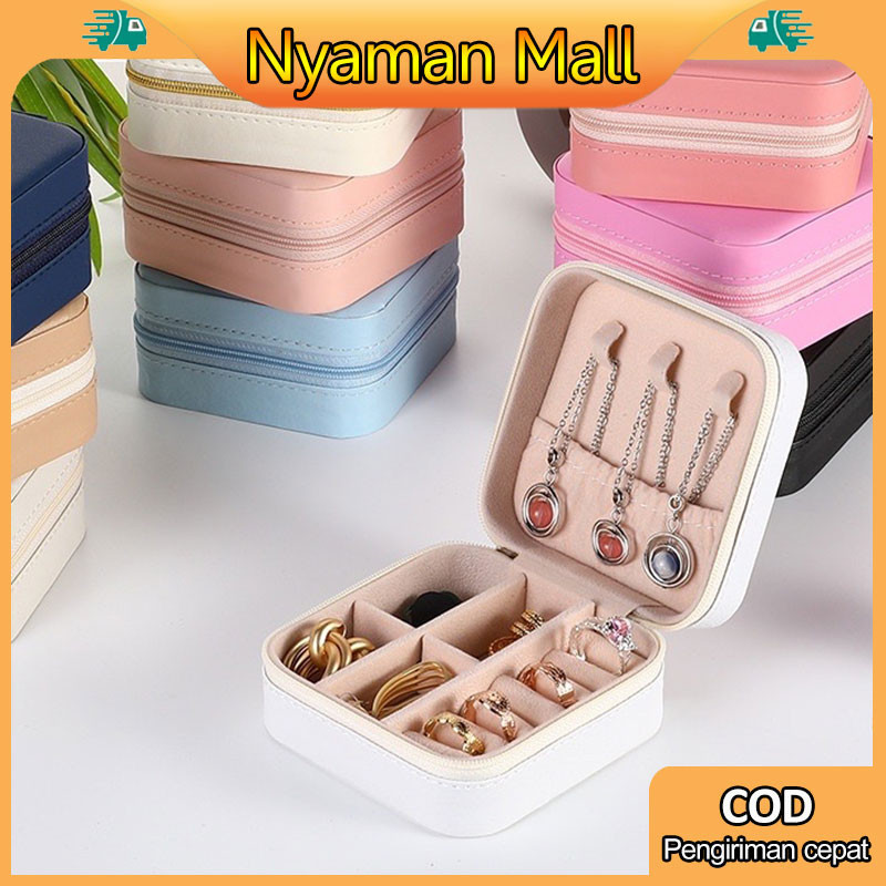 Jual Kotak Perhiasan Kotak Cincin Kalung Tempat Penyimpanan Jewelry Box ...