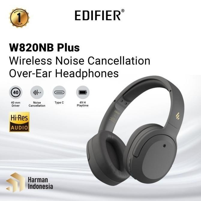Jual EDIFIER W820NB 820NB PLUS Wireless Bluetooth 5.2 Hi-Res Headphone ...