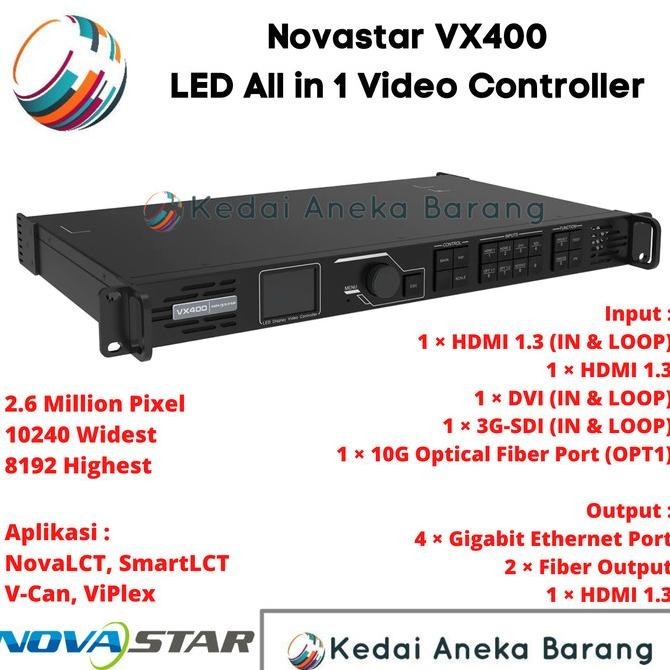 Jual Novastar VX400 LED Video Processor Videotron Controller Sending ...
