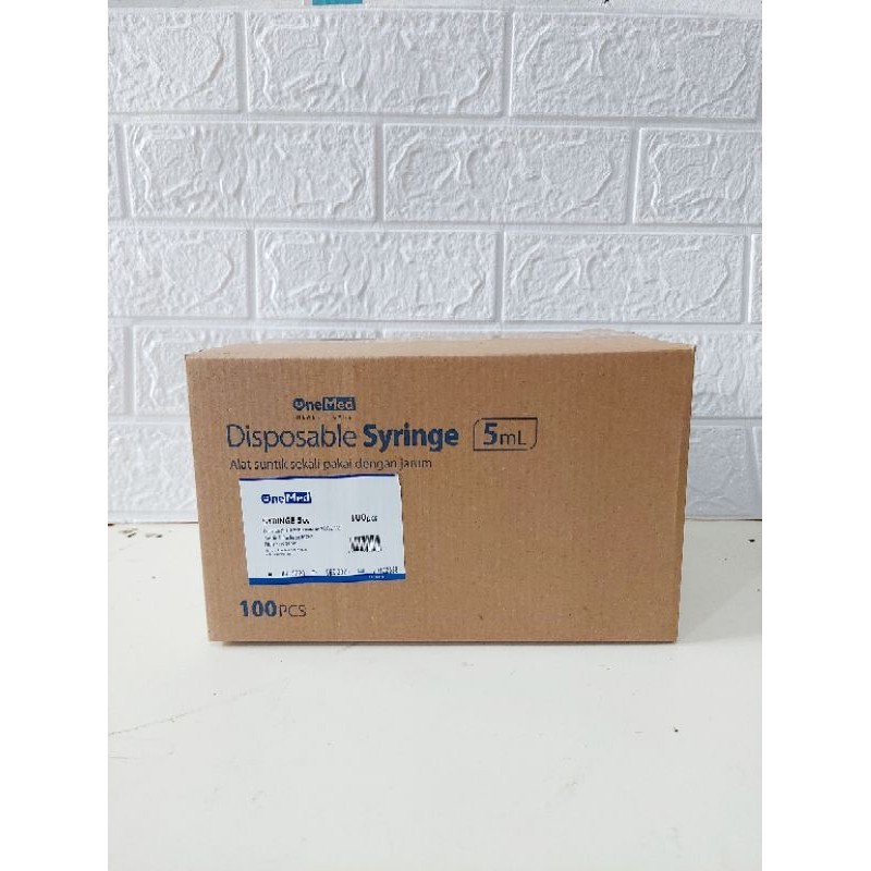 Jual spuit 1ml 3ml 5ml 10ml/onemed/disposible syringe 1ml 3ml 5ml 10ml ...