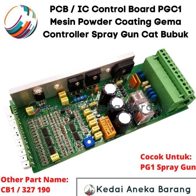 Jual PCB PGC1 PG1 Gema IC Control Board Controller Mesin Powder Coating | Shopee Indonesia