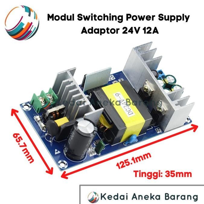 Jual Module Modul Switching Power Supply PSU 24V 12A AC-DC AC - DC ...