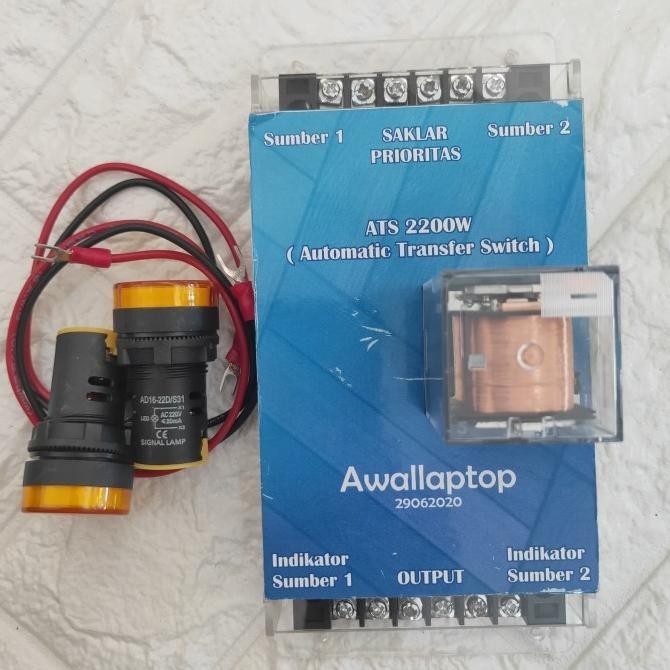 Jual modul ATS automatic transfer switch genset PLN solar panel surya ...