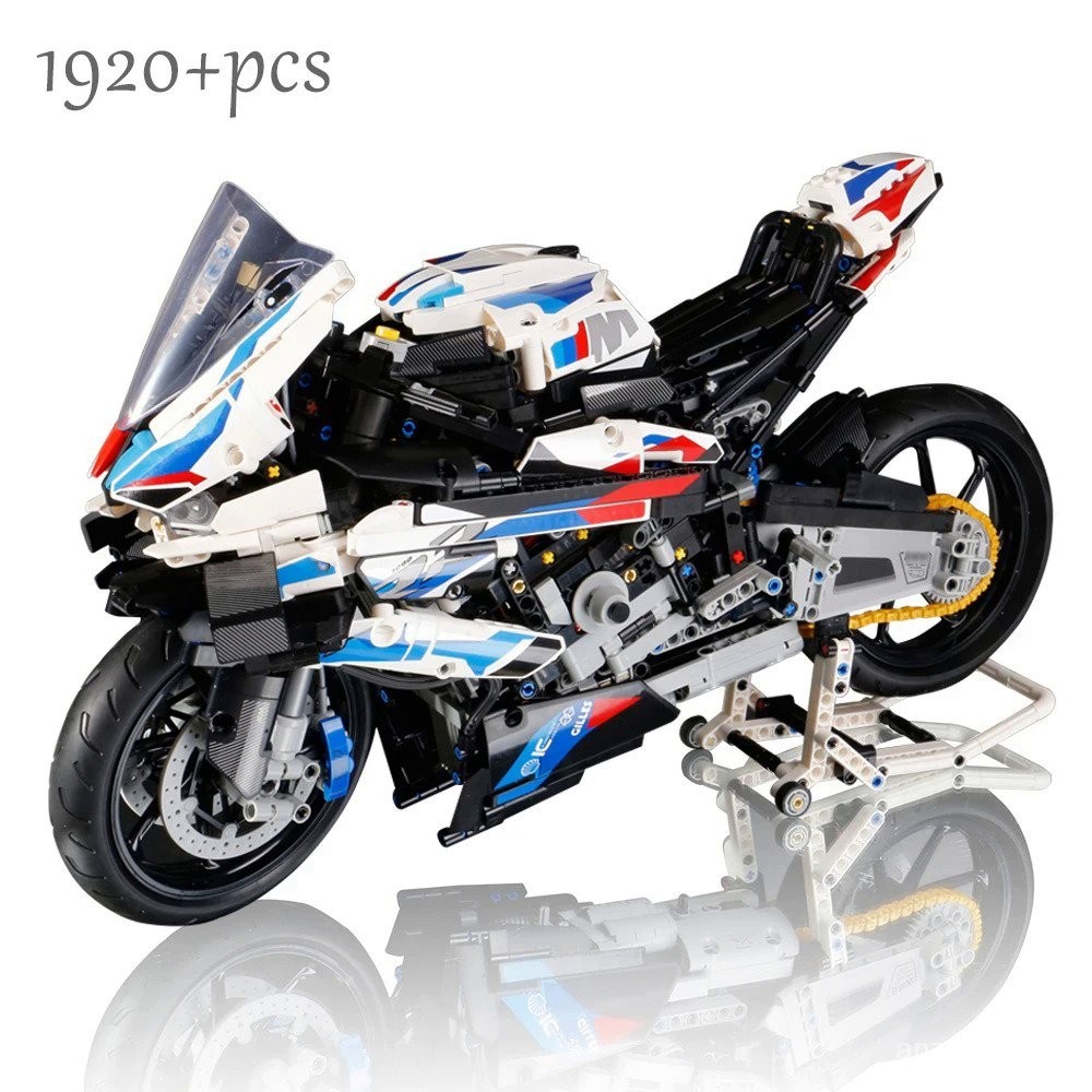 Jual BM1920pcs Mainan Teknis Sepeda Motor M1000 RR, Model Kendaraan ...