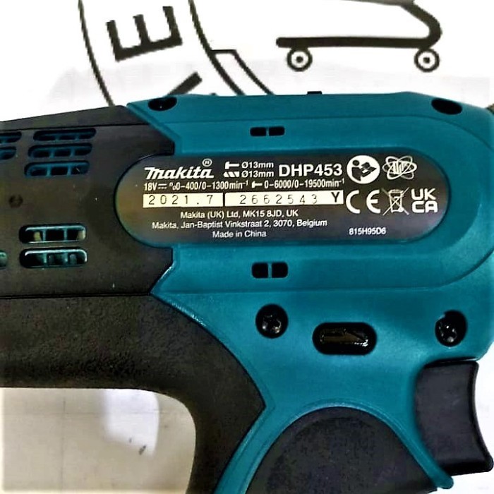 Jual MAKITA DHP453Z MESIN BOR DHP453 DRILL 18V 13MM CHUCK DHP 453 Z 18 ...