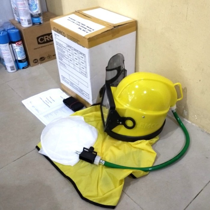 Jual Blasting Helmet CLEMCO Apollo 100 Helm Sandblasting Safety Helmet ...