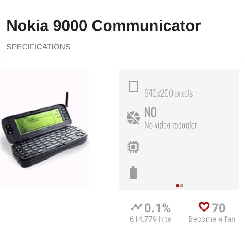 Jual NOKIA 9000 COMUNICATOR HP LANGKA HP LEGENDARIS HP BURUAN PARA ...