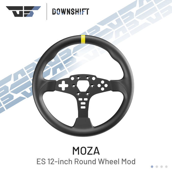 Jual Moza Racing 12 Inch Round Wheel For Es Steering Wheel | Shopee ...