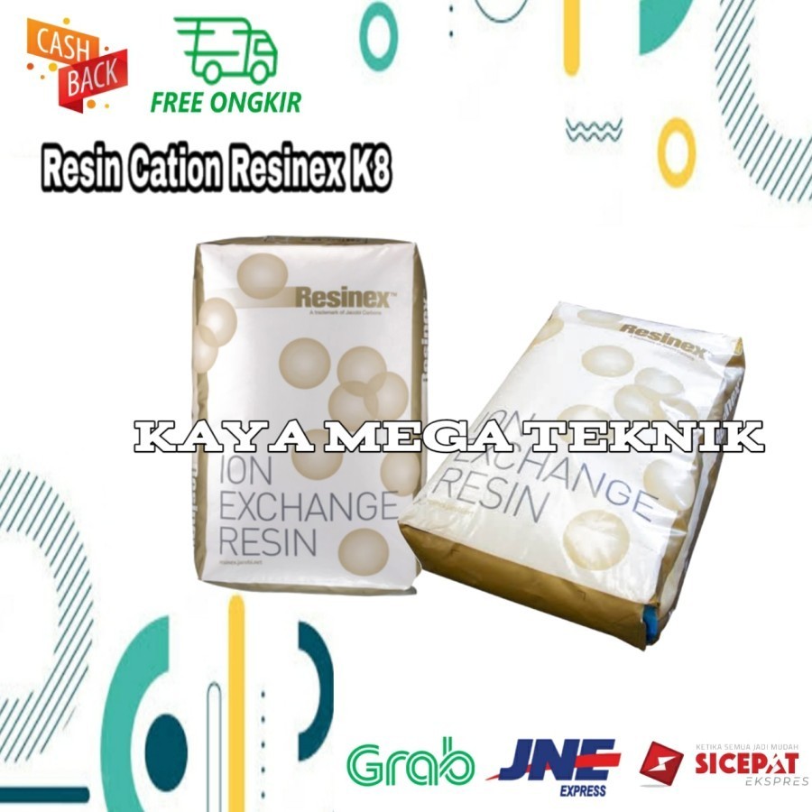 Jual Resin Cation Resinex K8 Filter Air Resin Softener Kation Resinex Asli | Shopee Indonesia