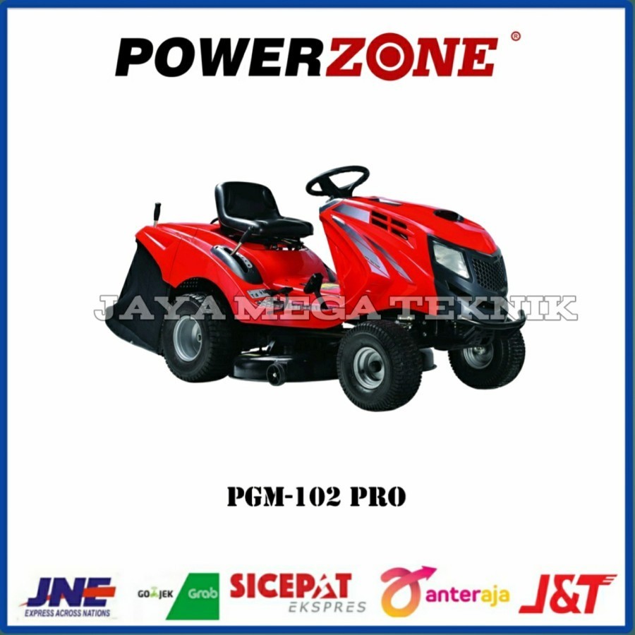 Jual Lawn Mower Tractor Powerzone PGM 102 Pro Mesin Potong Rumput Mobil ...