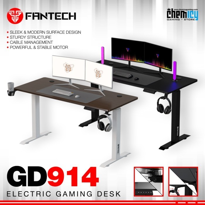 Jual Fantech Gd914 / Gd-914 Electric Gang Desk / Meja Komputer | Shopee ...