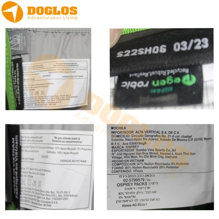 Jual Osprey Atmos 65 AG Anti Gravity backpack Tas gunung Carrier Green -s27 | Shopee Indonesia