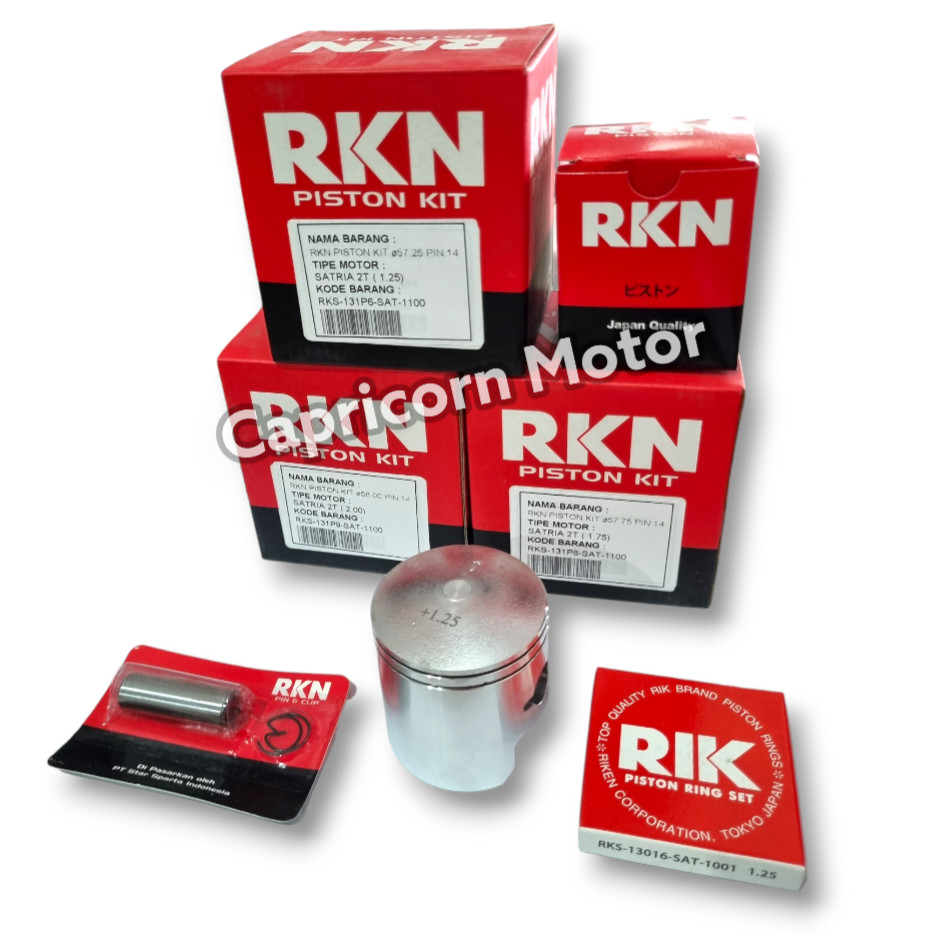 Jual Piston Kit SATRIA 2T 2 TAK RKN oversize 125 150 175 200 | Shopee ...