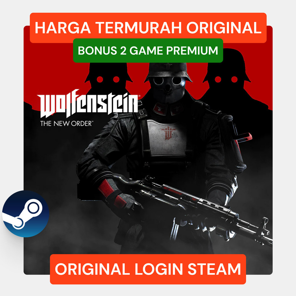 Jual Wolfenstein: The New Order GAME PC LAPTOP STIM ORIGINAL TERMURAH ...