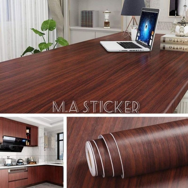 Jual Pelapis Furniture PVC sheet stiker meja / stiker lebar 122cm ...