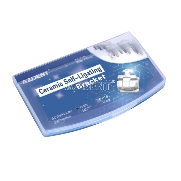 Jual DENTAL BEHEL SELF LIGATING CLEAR DAMON CERAMIC TRANSPARAN BRACES ...