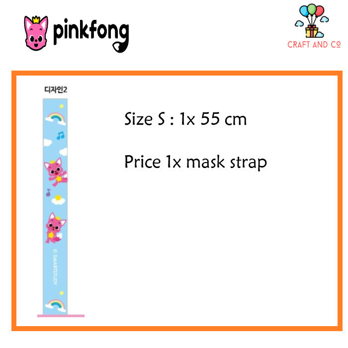 Jual MASK STRAP PINKFONG BABY SHARK KALUNG MASKER ANAK | Shopee Indonesia