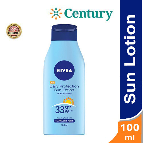 Jual Nivea Daily Protection Sun Lotion SPF 33 PA+++ 100ml / Sun Screen ...