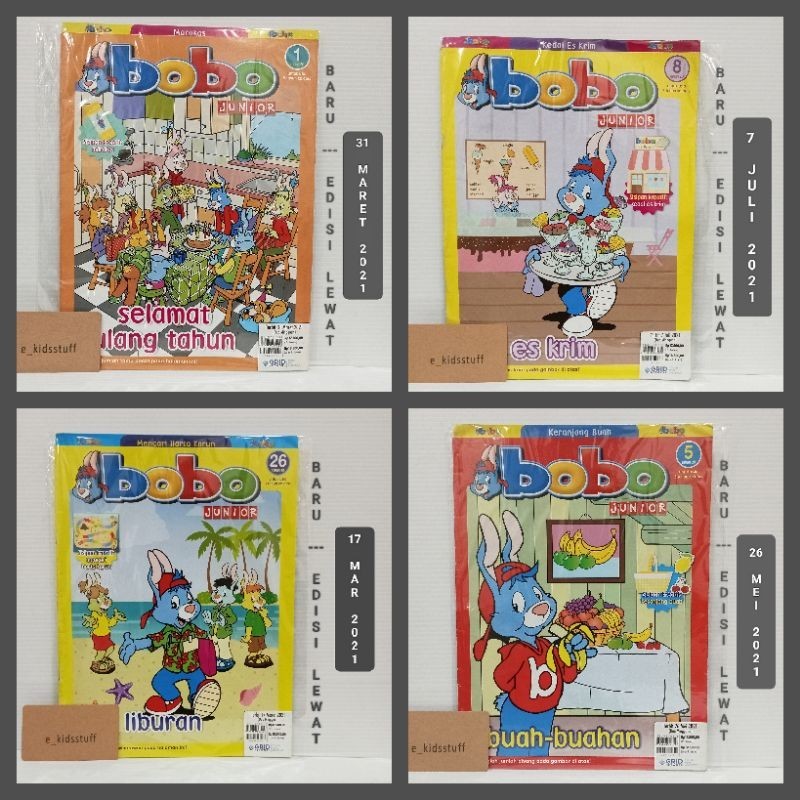 Jual majalah aktifitas anak bobo jr edisi tahun 2021 | Shopee Indonesia
