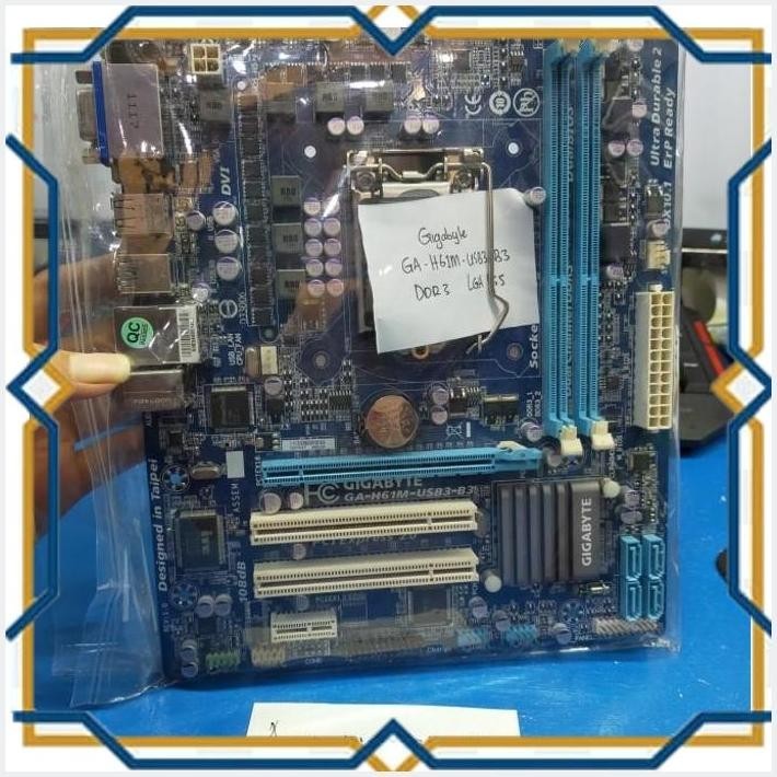 Jual [Abz] Motherboard Gigabyte H61M-Usb3-B3 Series Socket 1155 Ddr3 ...
