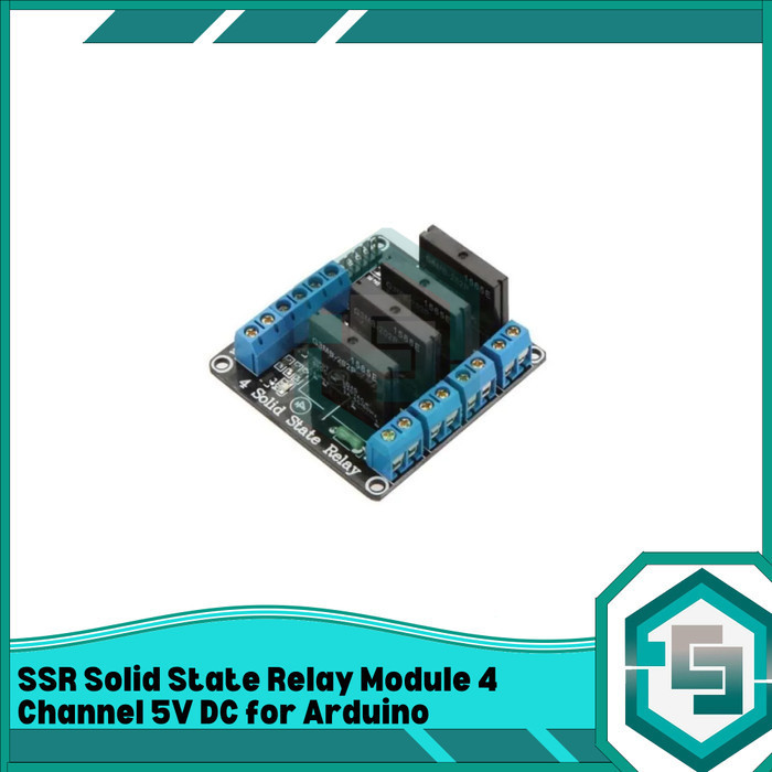 Jual SSR SOLID STATE RELAY MODULE 4 CHANNEL 5V DC FOR ARDUINO | Shopee ...