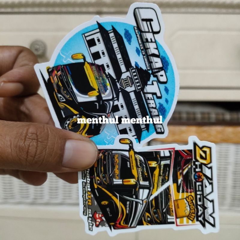 Jual stiker bus original langsung dari bus nya stiker telolet basuri ...