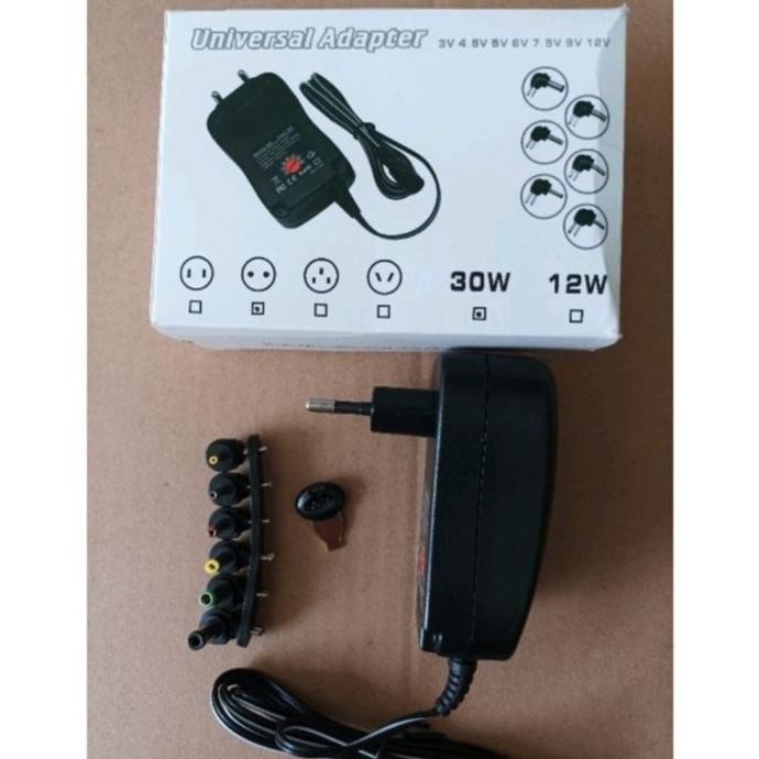 Jual Adaptor Universal 3V--12V Output Plus Colokan Usb Ori | Shopee ...